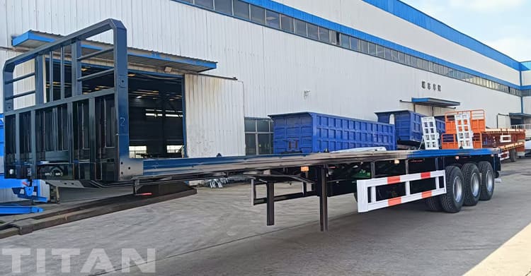 40 Foot Container Platform Semi Trailer for Sale in Uganda